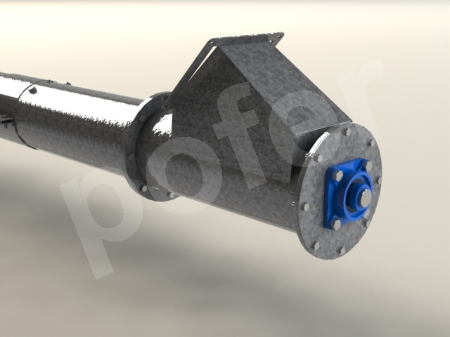 Tubular screw conveyors FP Series - Pofer srl