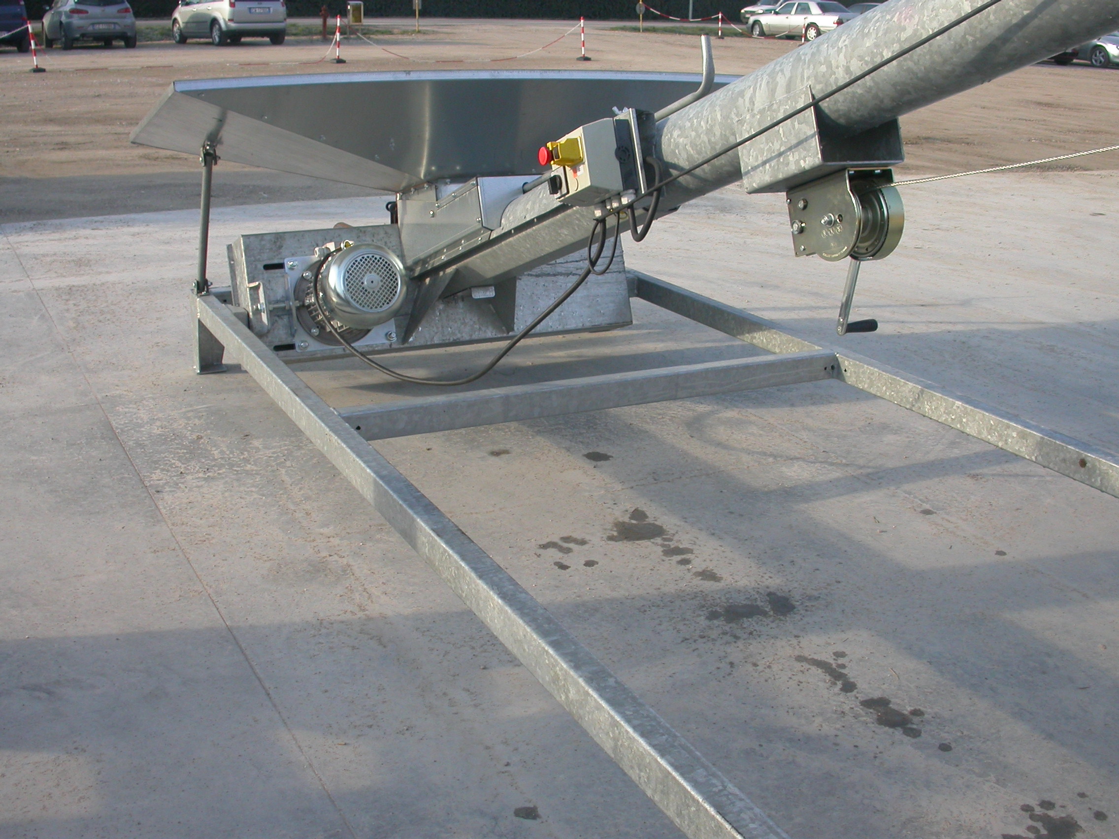 Towable screw conveyor SG series Portable Grain Auger - Pofer srl