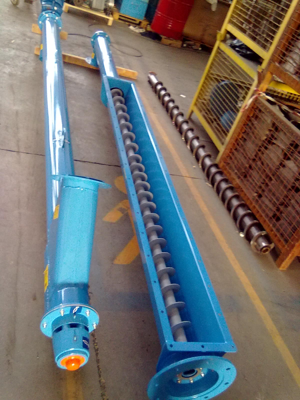 Tubular Screw Conveyor for Cement - Pofer srl