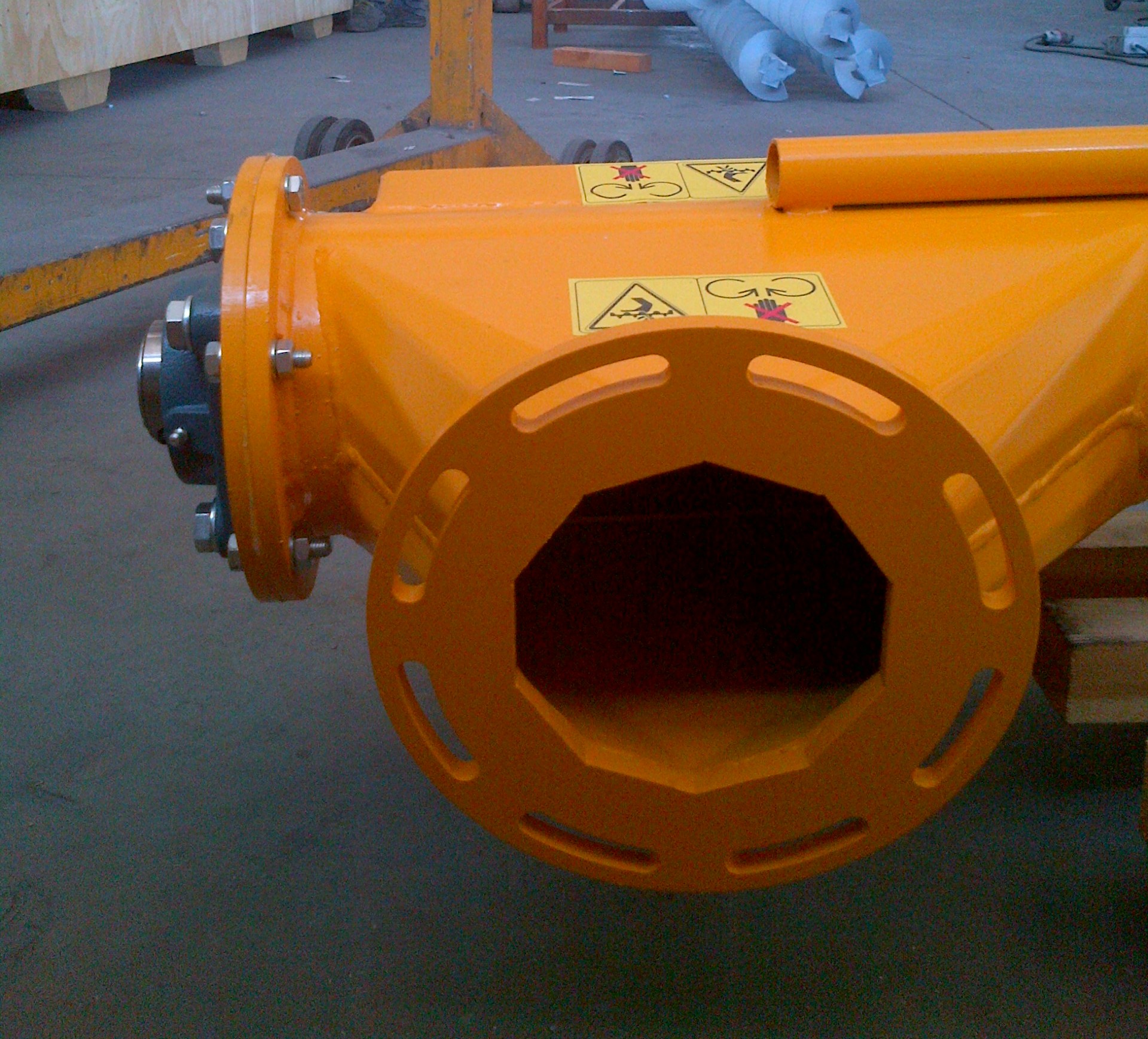 Tubular Screw Conveyor for Cement - Pofer srl