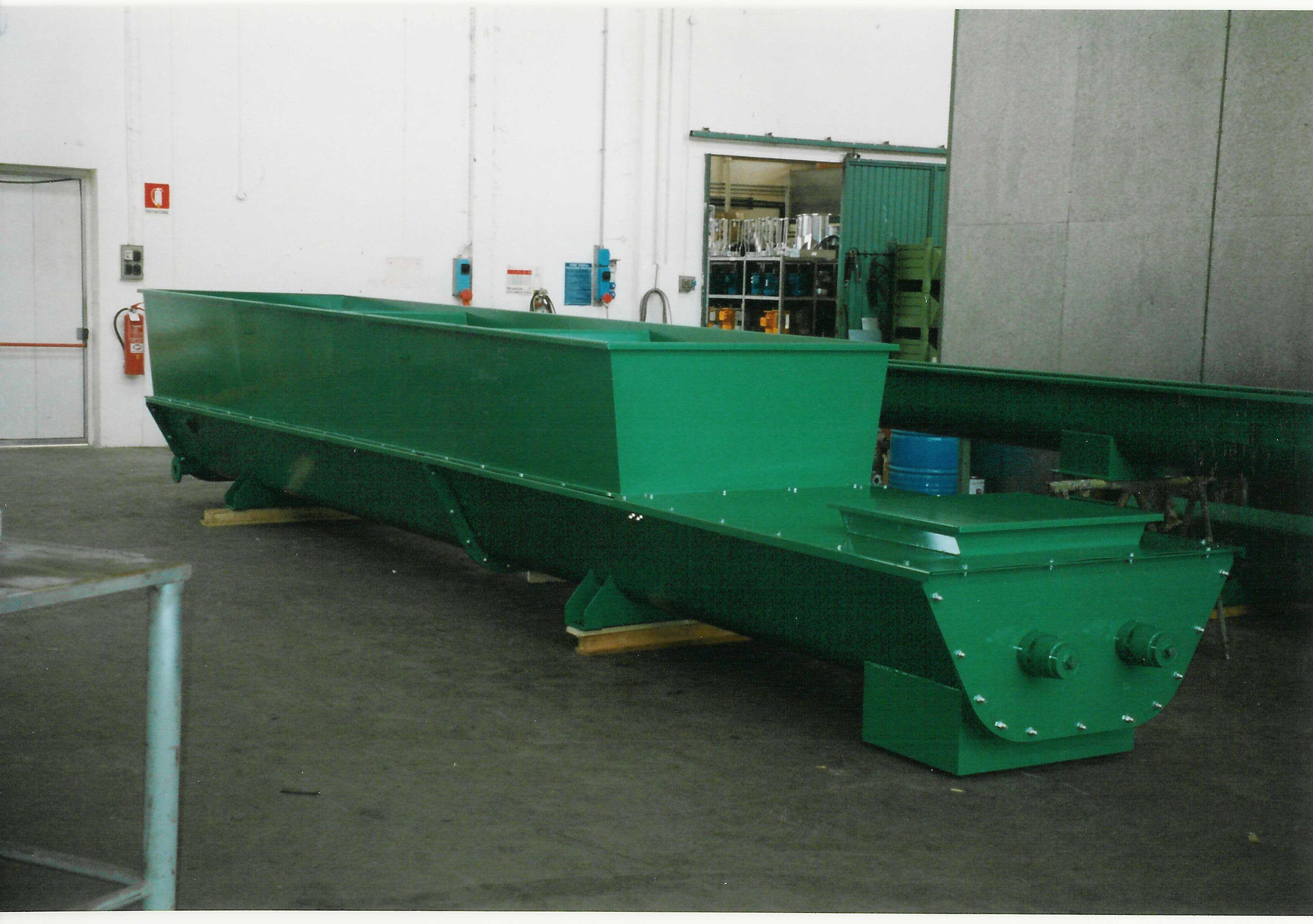Trough screw conveyor TS series - Pofer srl