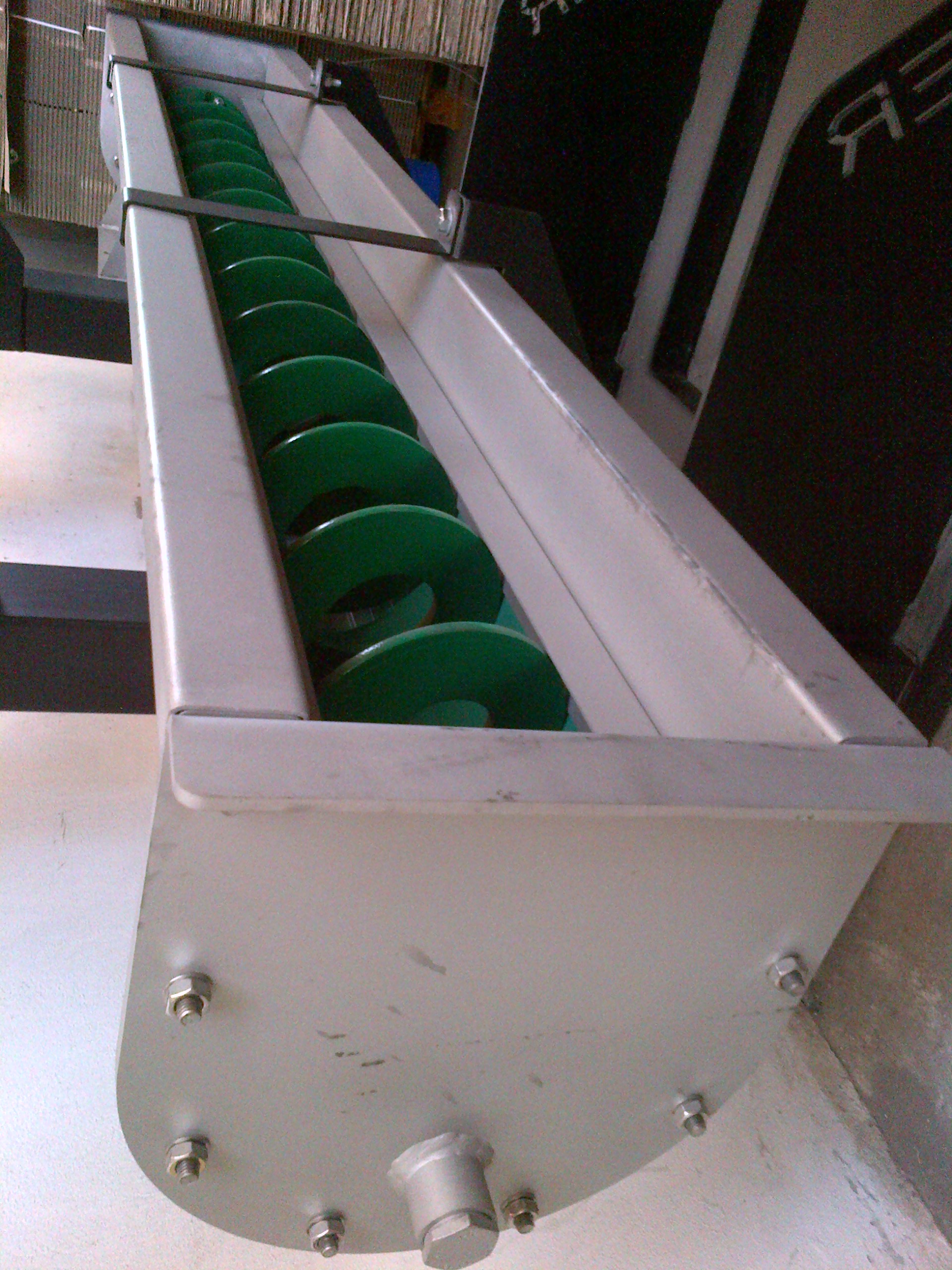 Trough screw conveyor TS series - Pofer srl