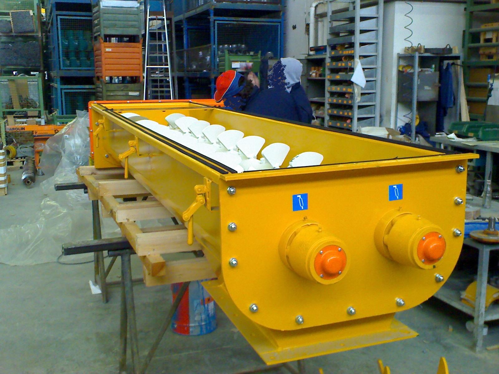 Trough screw conveyor TS series - Pofer srl