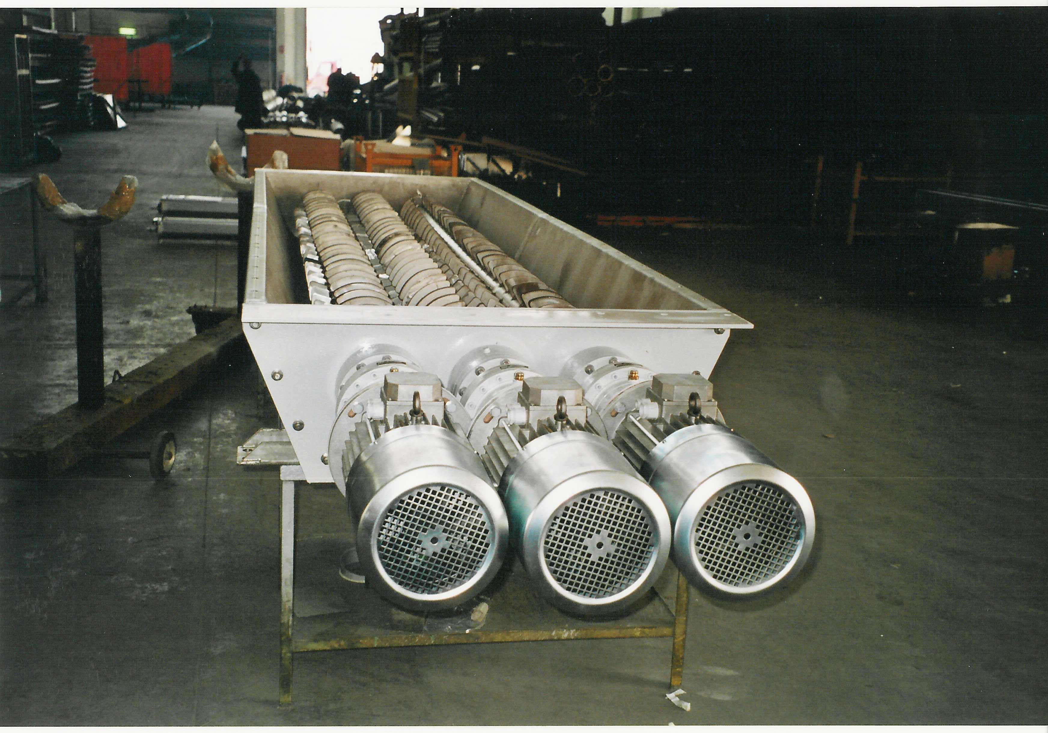 Trough screw conveyor TS series - Pofer srl