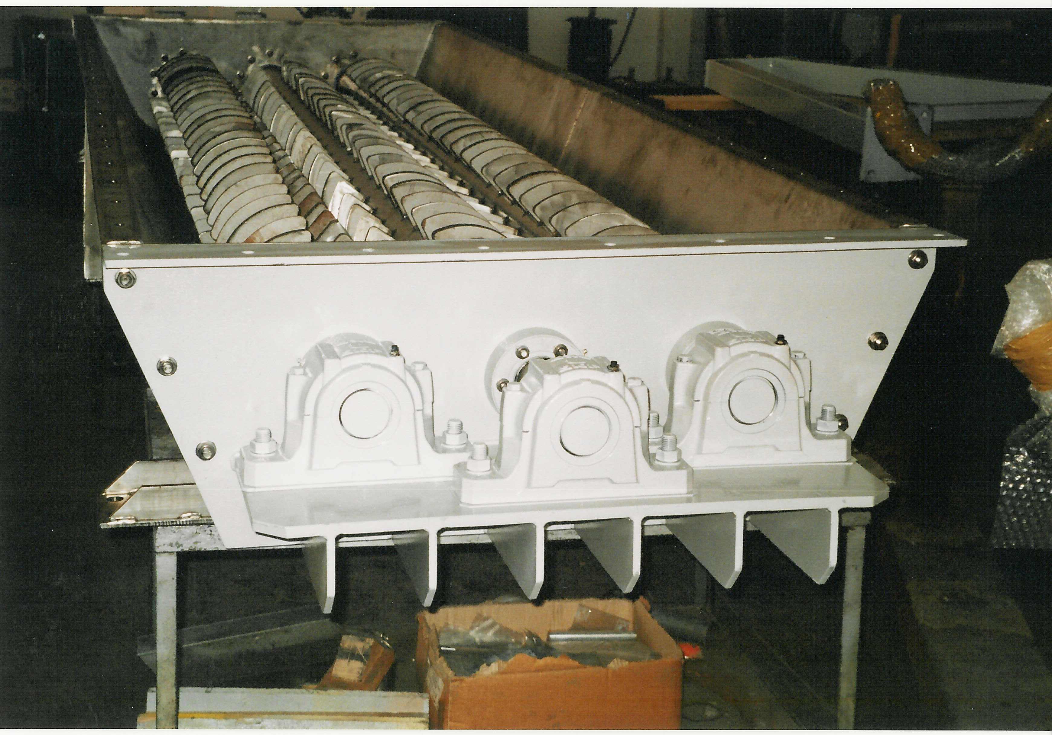 Trough screw conveyor TS series - Pofer srl
