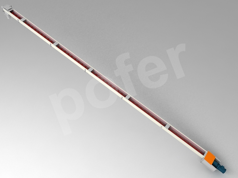 Trough screw conveyor TS series - Pofer srl
