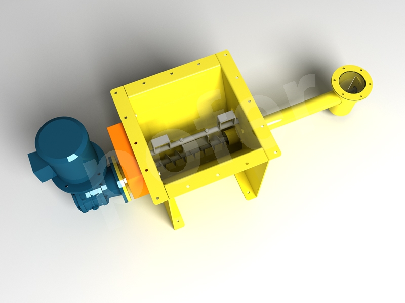 Micro-batch feeder with mixer mv series - Pofer srl