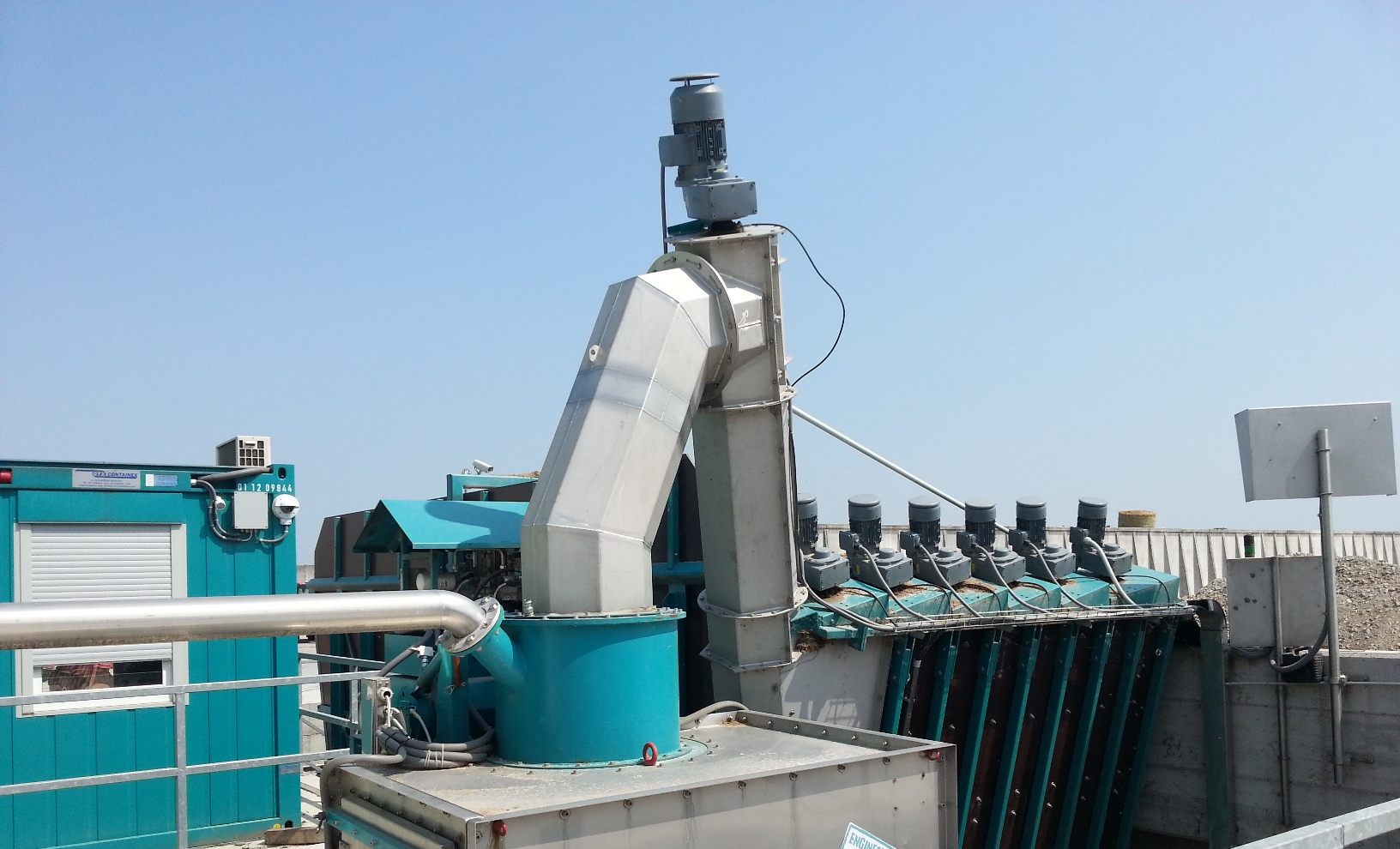 Screw conveyor for Biogas Plant Digestor - Pofer srl